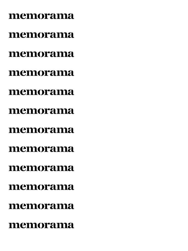 Memorama PDF | PDF