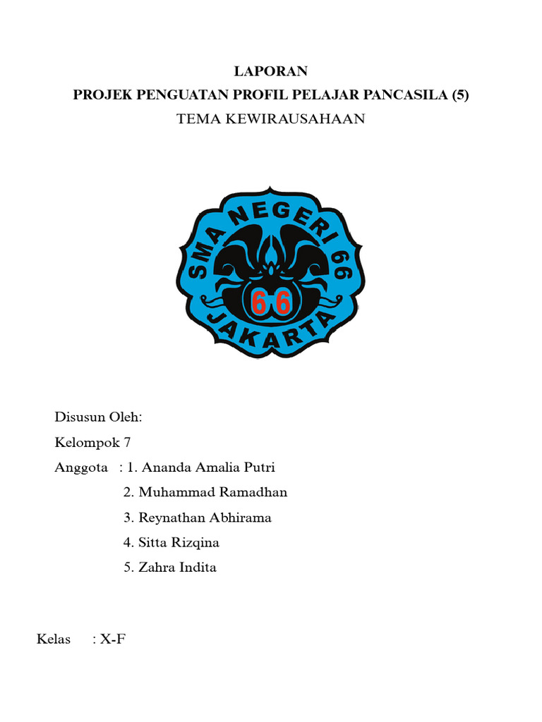 Kewirausahaan: Proyek Cheese Cake Oreo | PDF