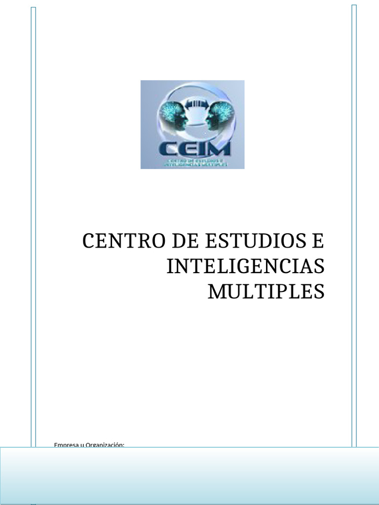 Proyecto CEIM 4 | PDF