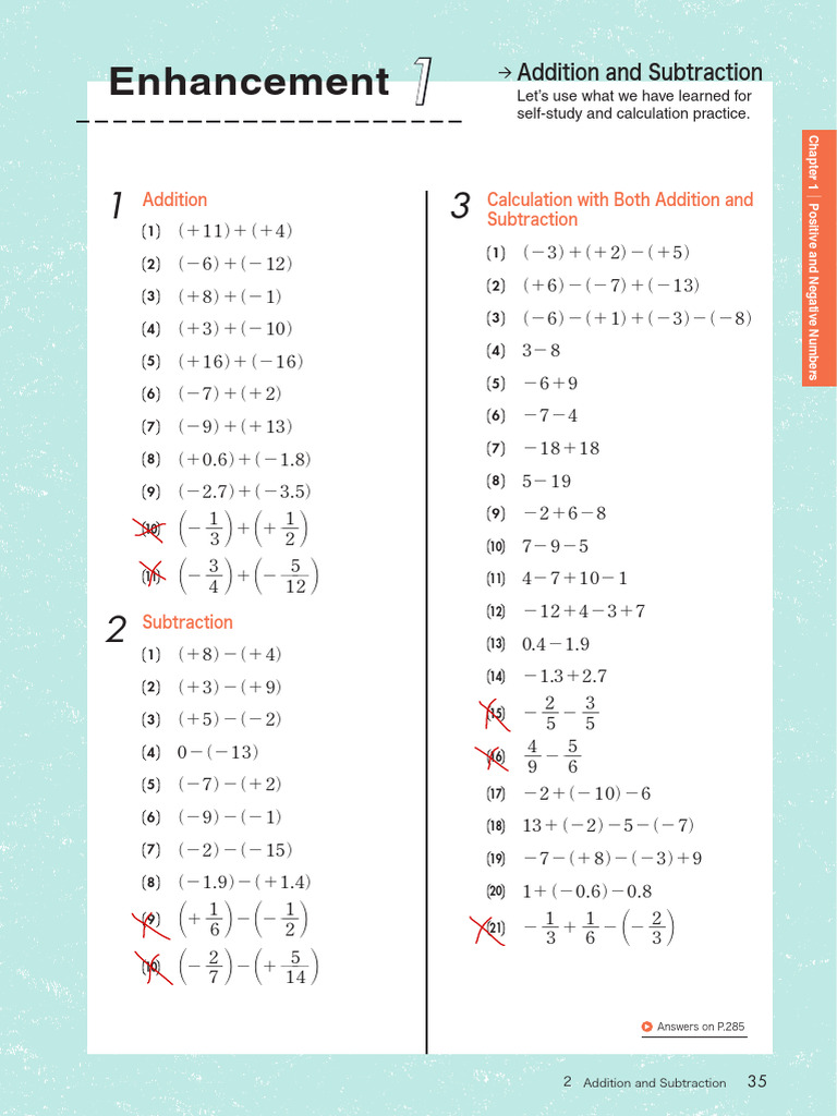 Negative Calculation | PDF