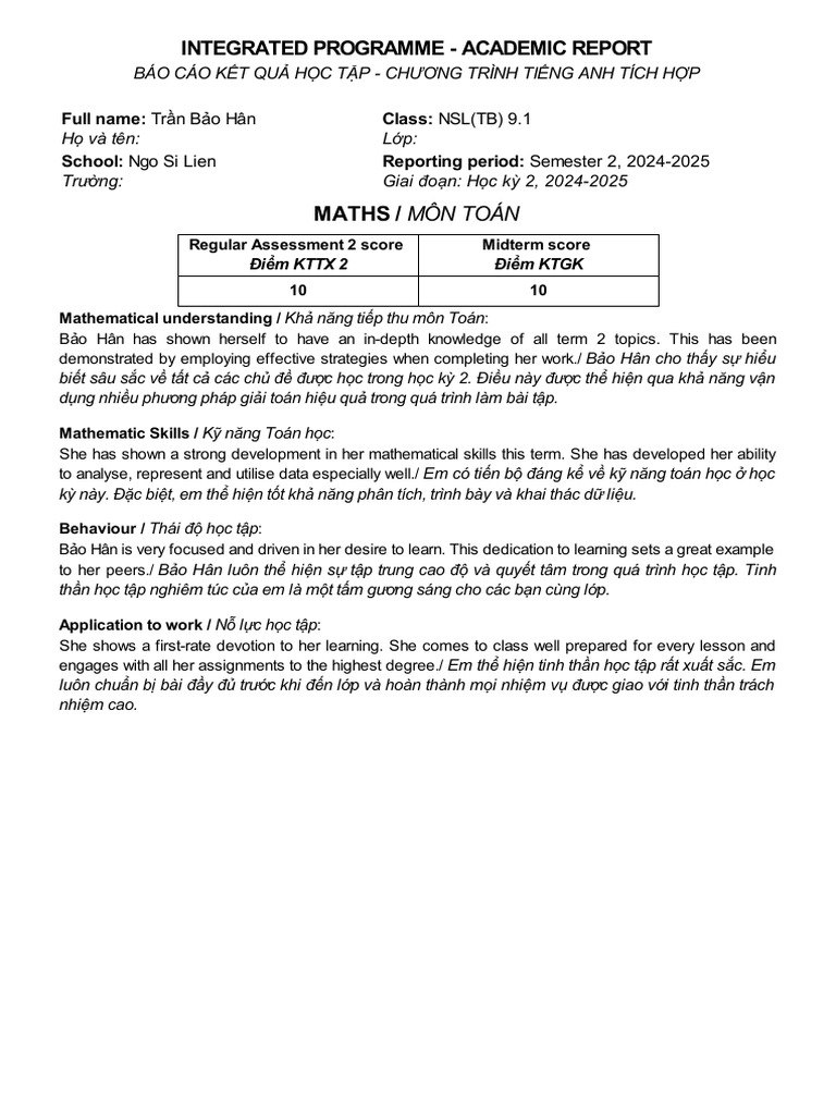 Math - NSL (TB) 9.1 | PDF