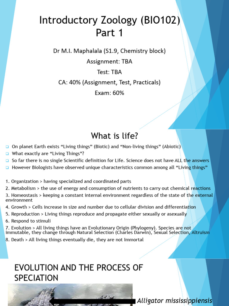 Lecture 1 - Levels of Biological Organization | PDF | Cell (Biology ...