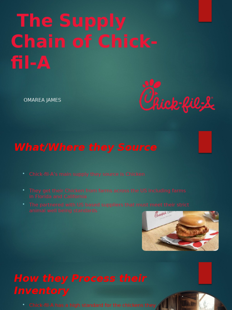 The Supply Chain of Chick-fil-A | PDF
