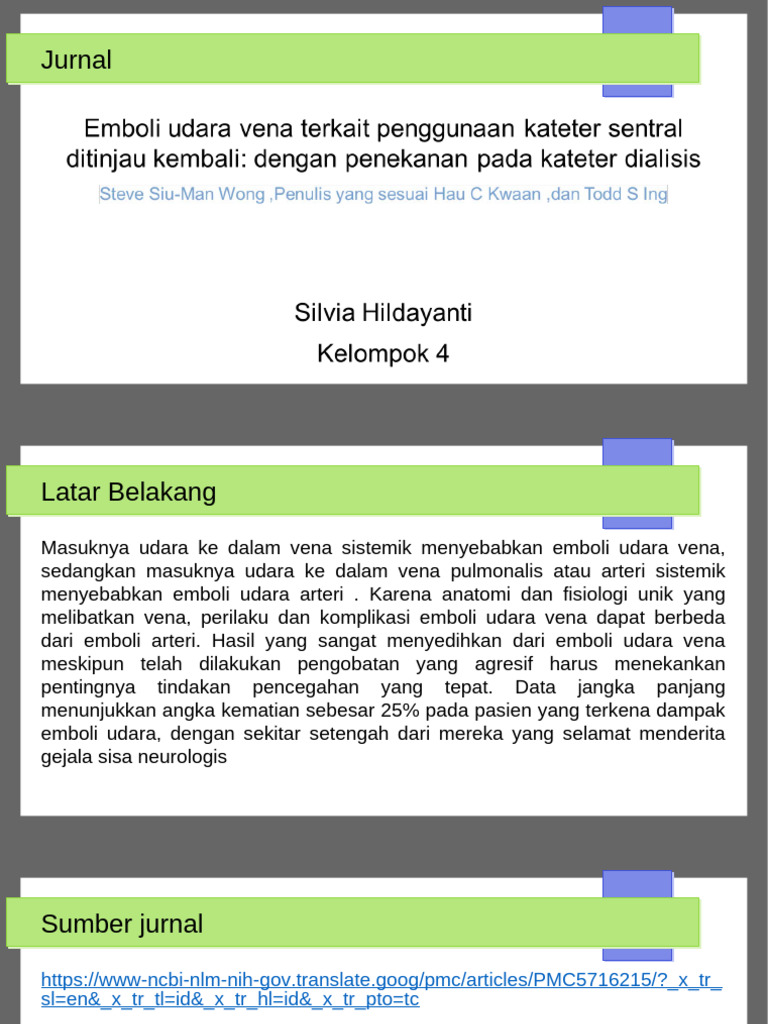 Emboli Udara | PDF
