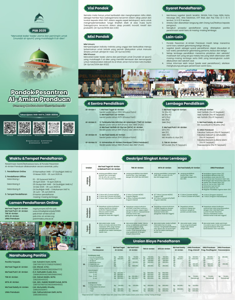 Brosur PSB Al-Amien 2025 - Rev | PDF