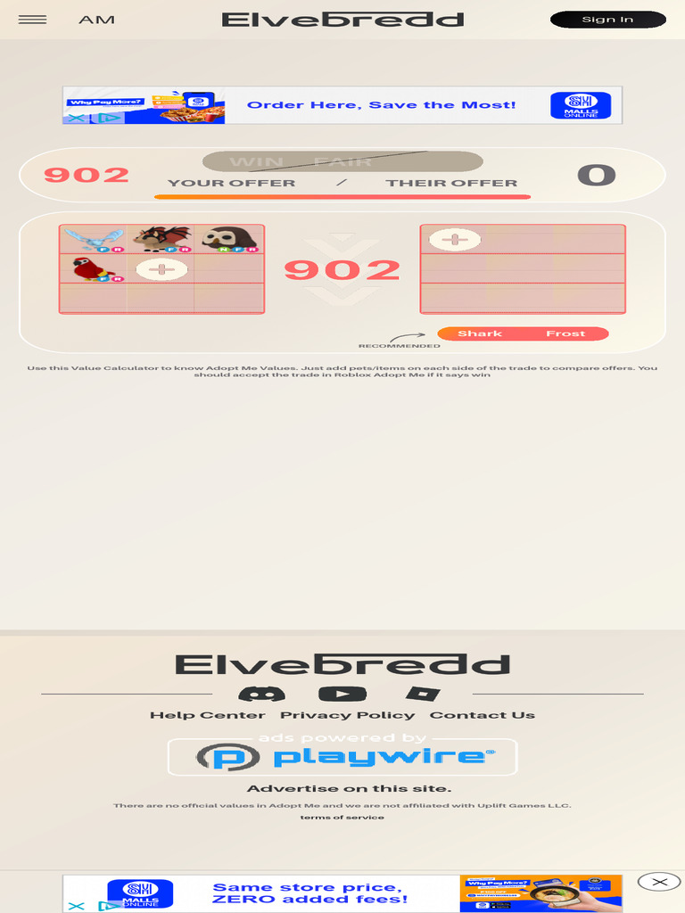 Adopt Me Value Calculator | PDF