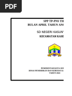 Contoh Blangko TPP | PDF