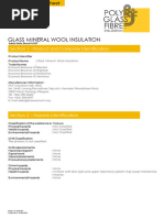 Rockwool Stone Wool Safety Sheet | PDF | Waste | Chemistry