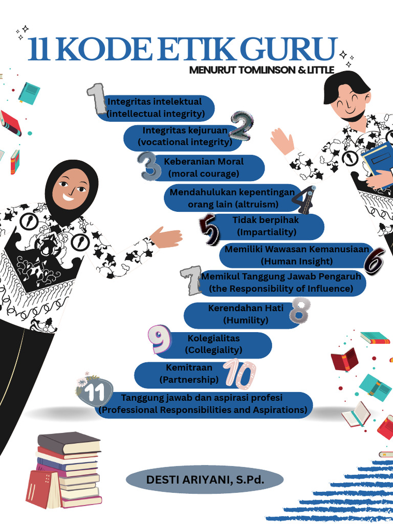Biru Ilustrasi Selamat Hari Guru PGRI Poster | PDF