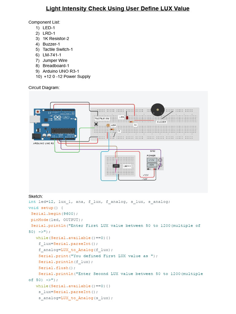 User-Defined LUX Value Setup Guide | PDF | Electrical Engineering ...