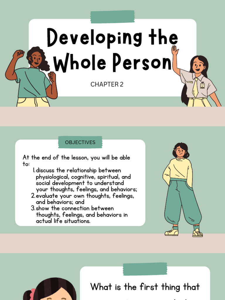 Developing The Whole Person | PDF | Thought | Feeling