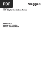 Megger MIT515/525/1025 User Manual | PDF