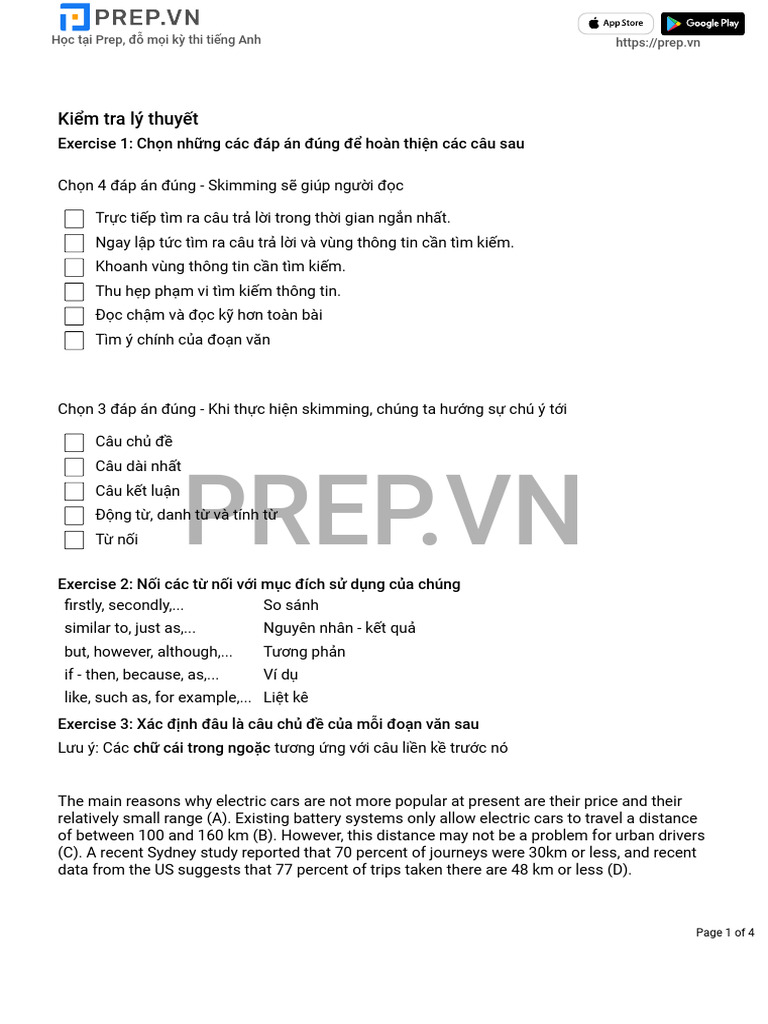 Prep - VN | PDF