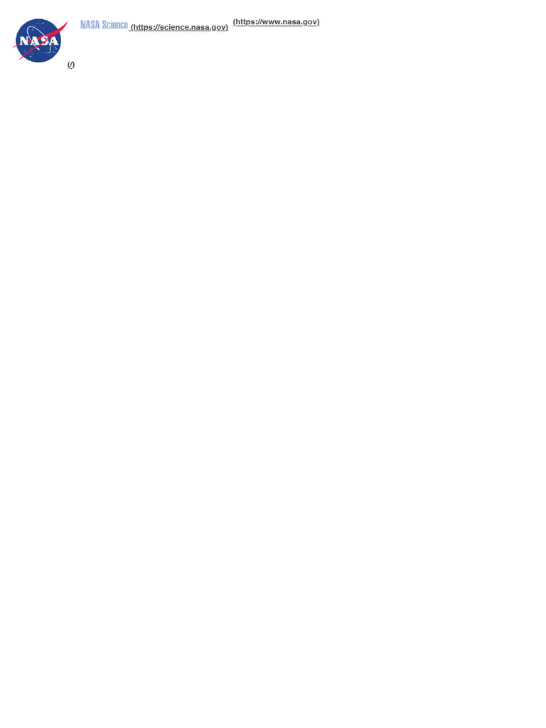 What Is An Orbit - NASA Space Place - NASA Science For Kids | PDF | Orbit | Apsis