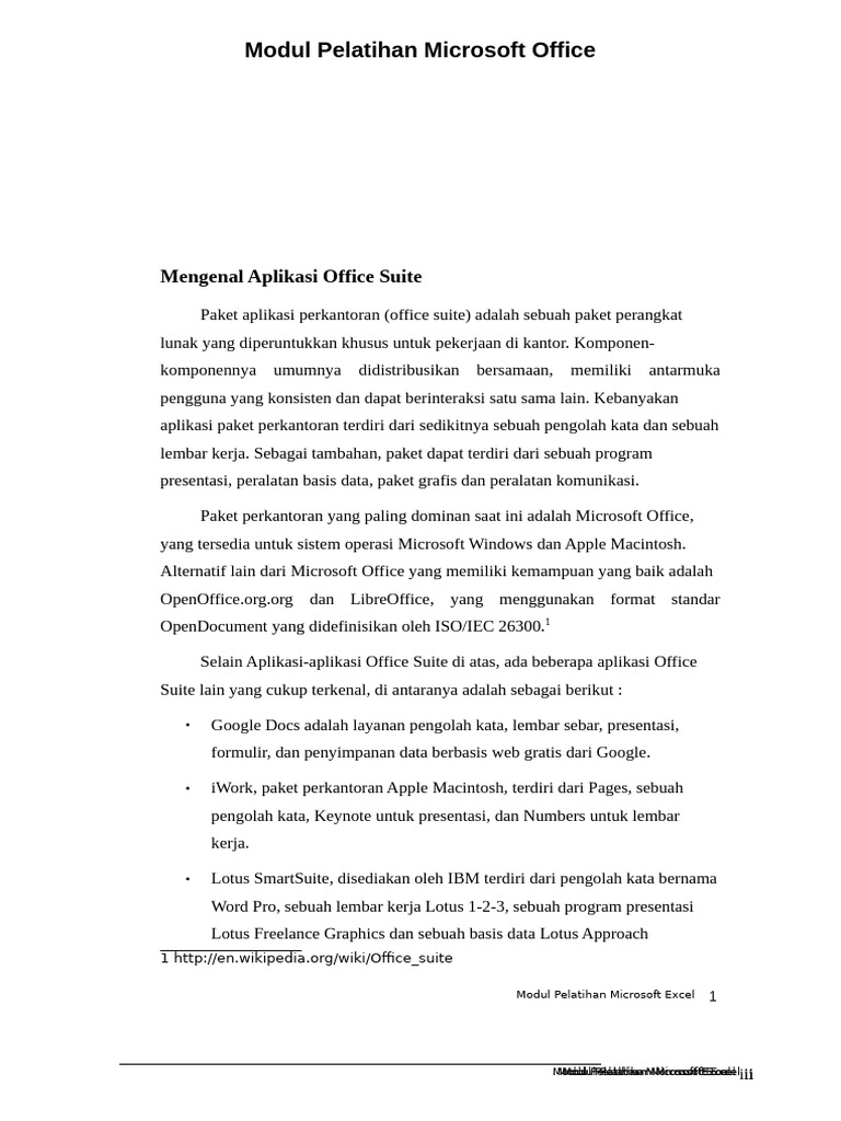 Modul Microsoft Office | PDF