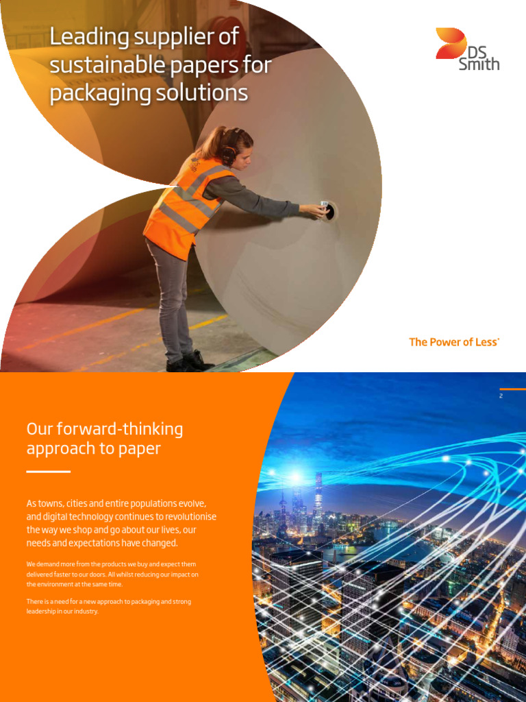 Sustainable Packaging Paper Solutions | PDF | Paper | Sustainability