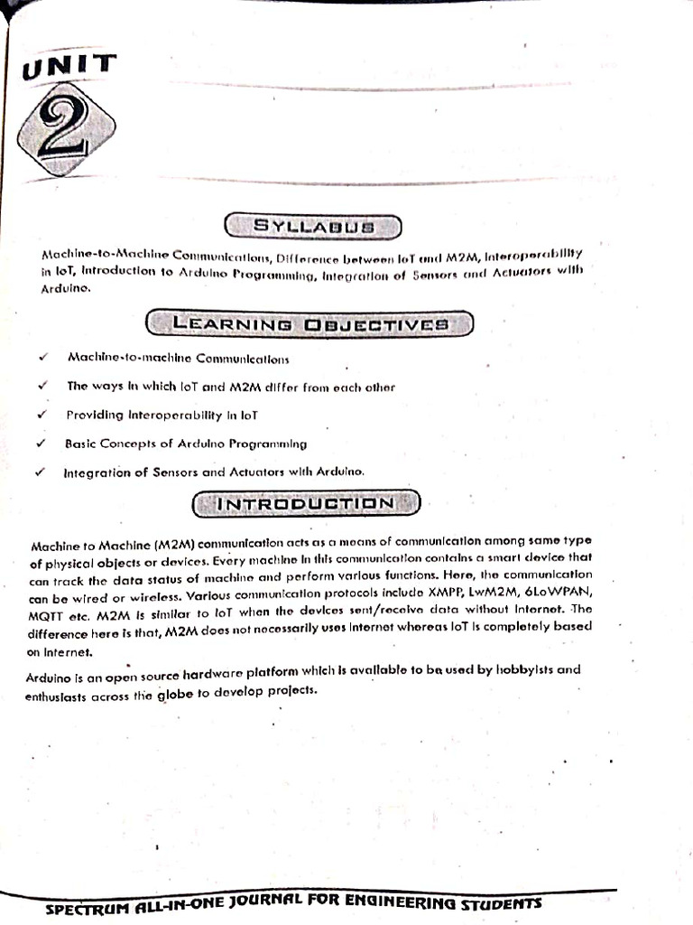 FIOT 2 Unit | PDF