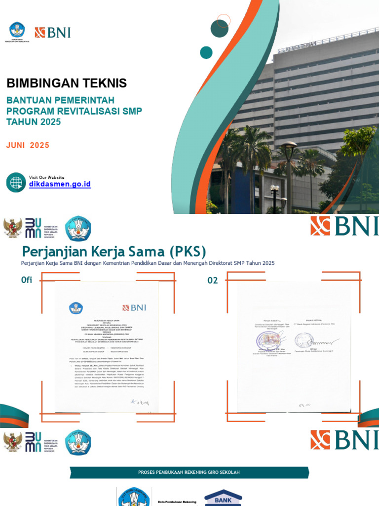 Bimtek Revitalisasi SMP 2025 | PDF