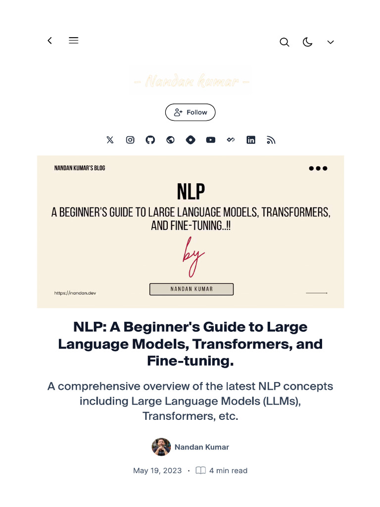 NLP Roadmap | PDF