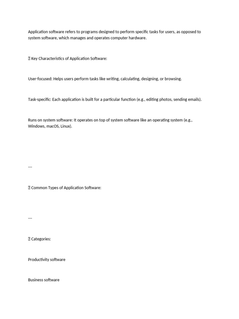 Application Sof | PDF