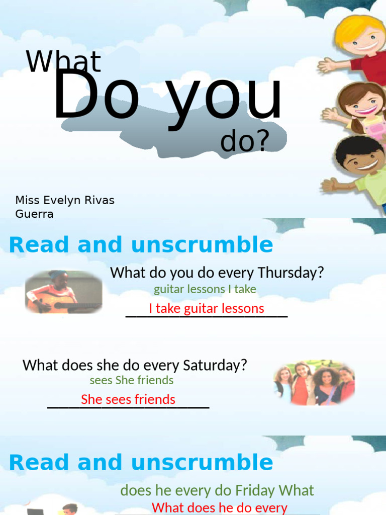 2 What Do You Do | PDF