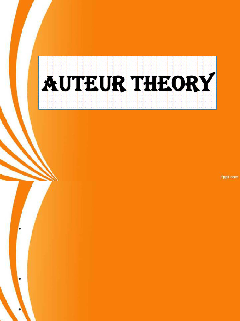 Understanding Auteur Theory in Film | PDF