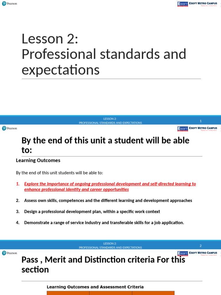 Professional Standards in Hospitality | PDF | Clothing | Brand