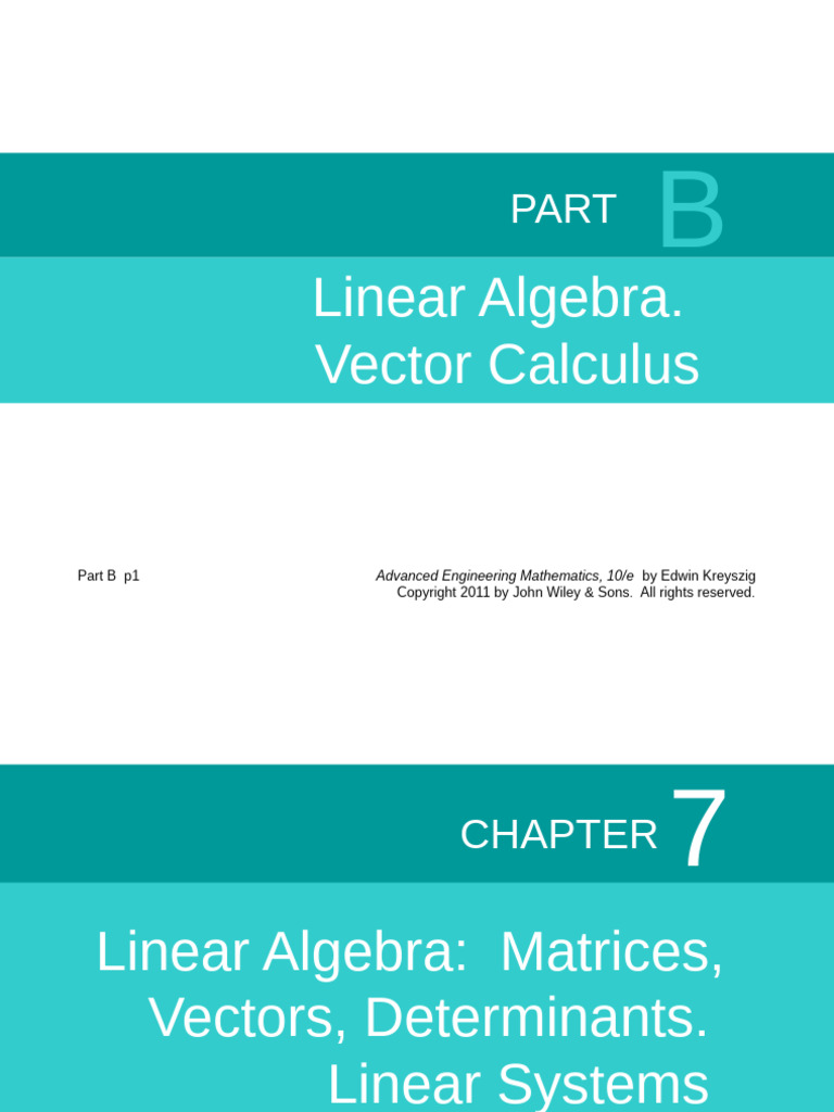 Linear Algebra: Matrices and Vectors | PDF | Matrix (Mathematics ...