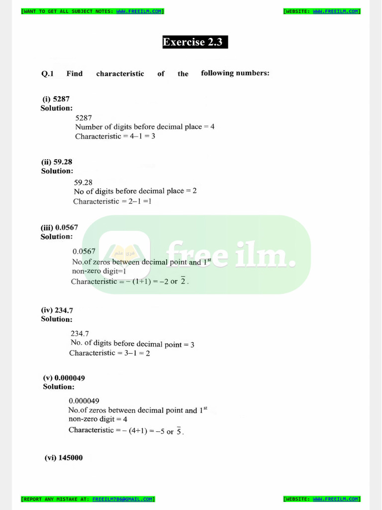 9th Math New Ch2 Ex2.3 | PDF