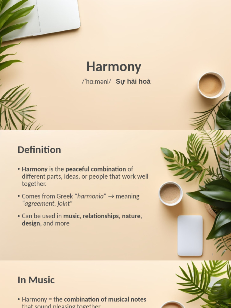 Understanding Harmony: Definition & Examples | PDF