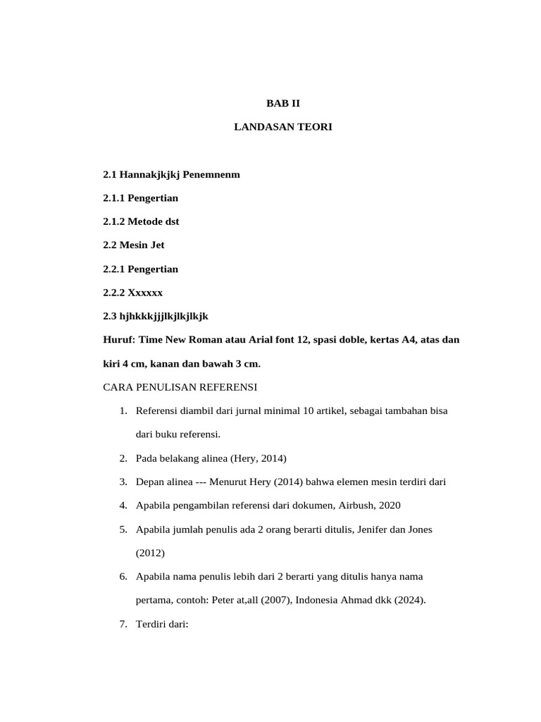 Bab 2 Cara Penulisan Referensi | PDF