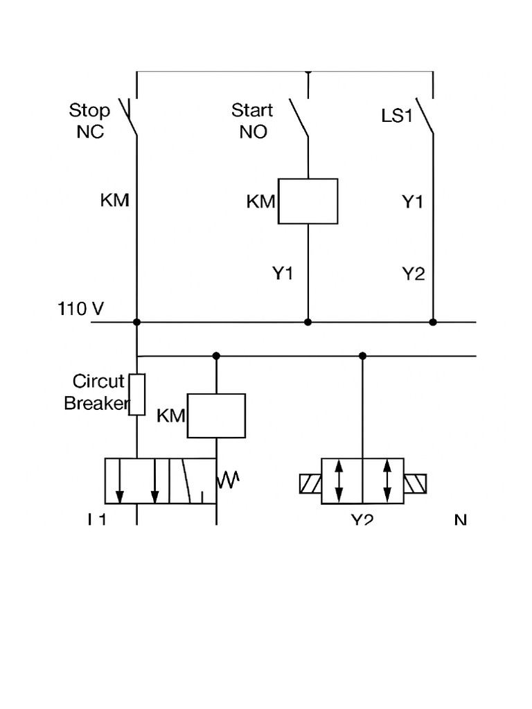 Pneumatic Press Schematic Only | PDF