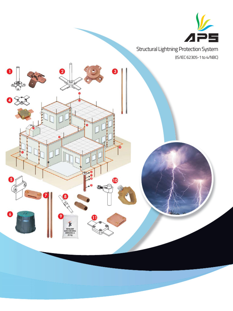 APS Lightning Protection System As Per NBC2016 | PDF | Electrical ...