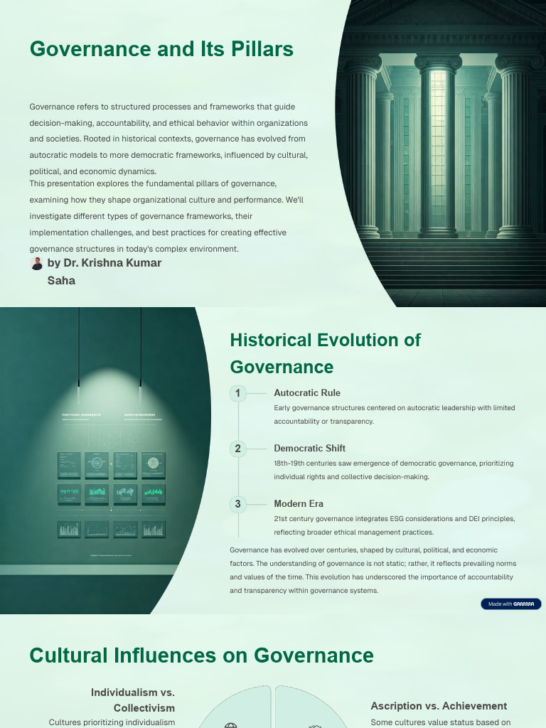03 Governance and Its Pillars | PDF | Governance | Risk Management