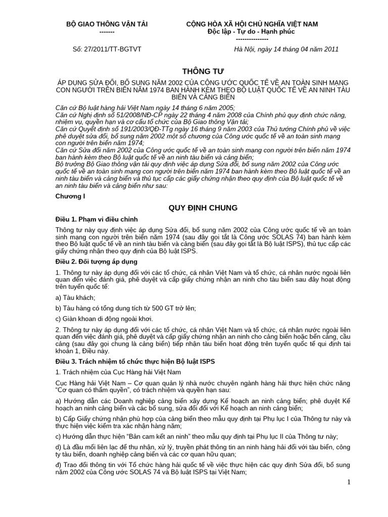 27 2011 TT-BGTVT 123176 | PDF