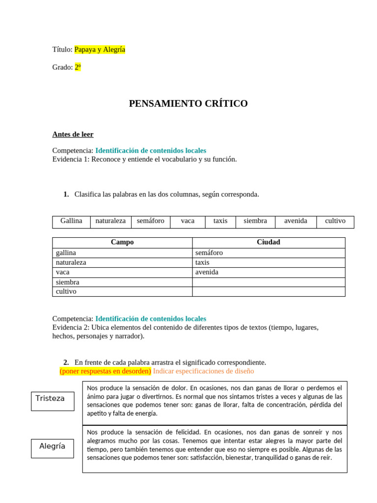 Pautas Autorales 2024 - Tarea Con Danilo | PDF | Pensamiento | Creatividad