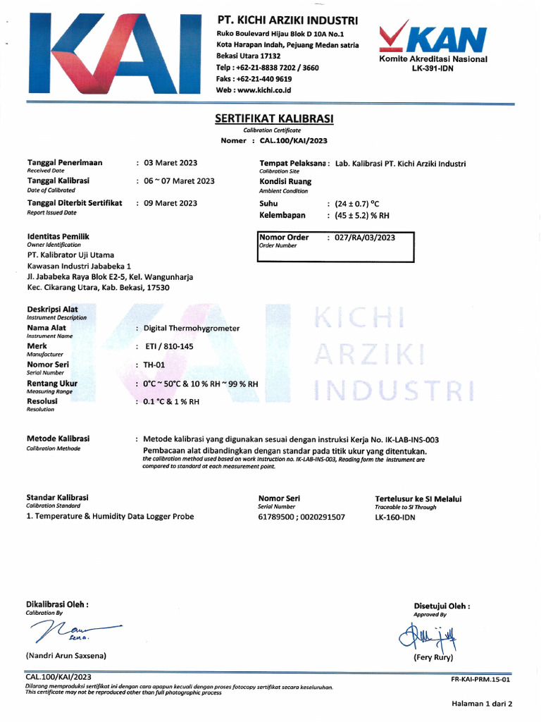 STDC T12 Thermohygrometer TH01 | PDF