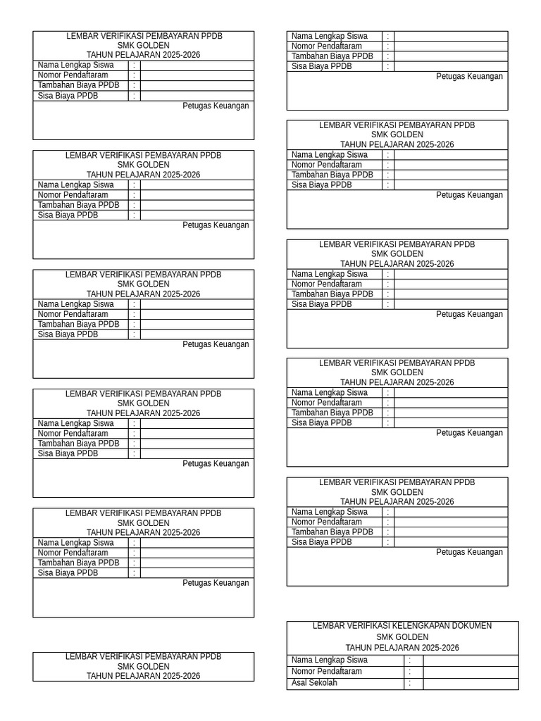 Dokumen Validasi | PDF