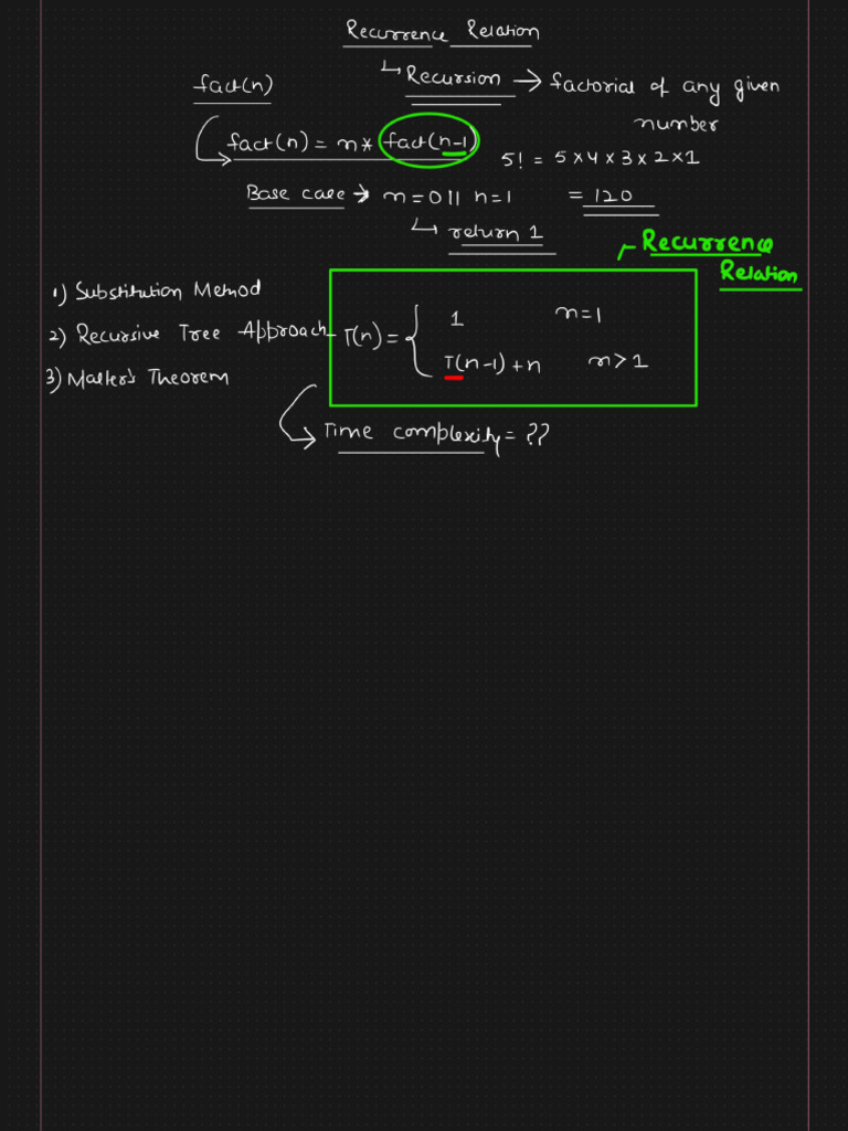 10 - Recurrence Relation Introduction | PDF