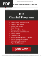 Indian Constitution Chart | PDF