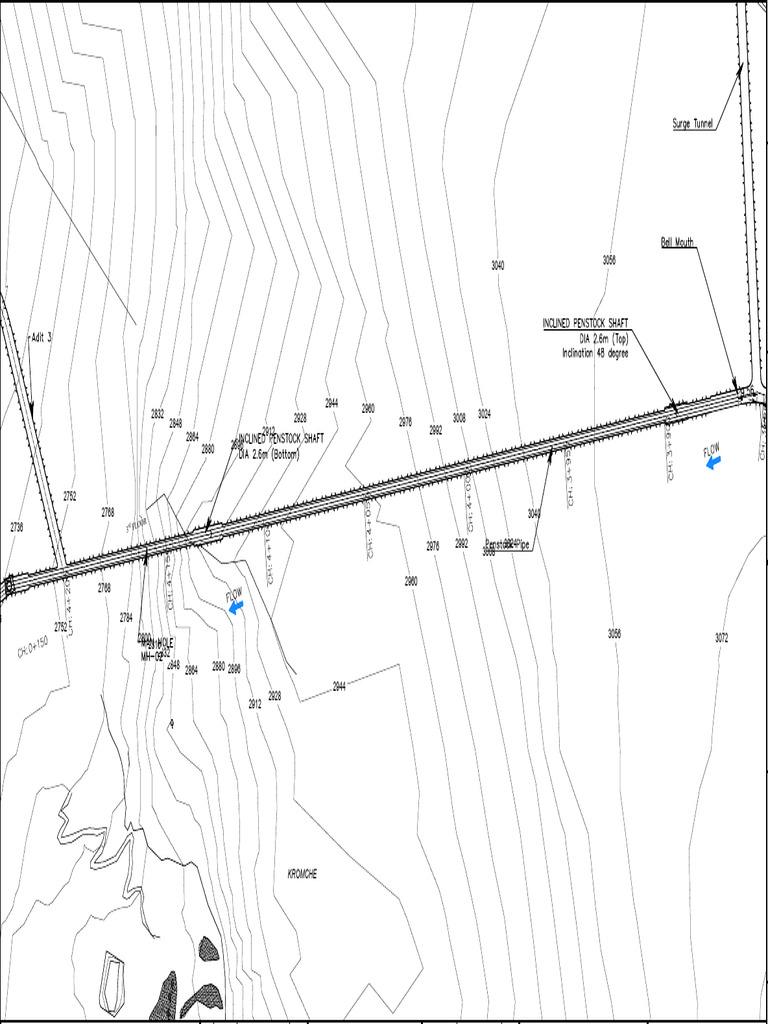 Hydropower Project Drawing Part-1 | PDF