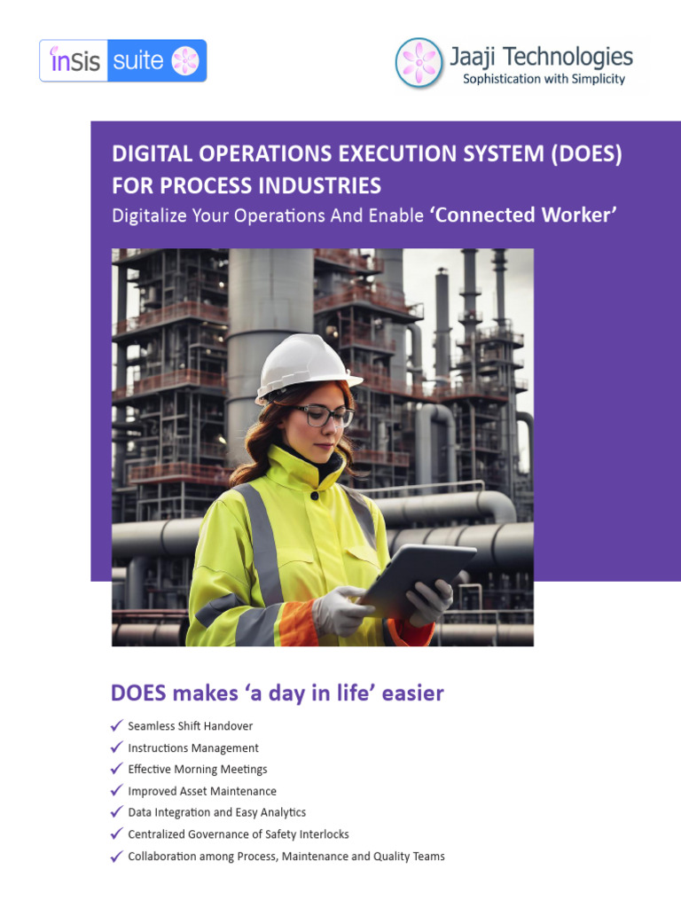 Jaaji Technologies - DOES Brochure | PDF | Automation | Reliability Engineering