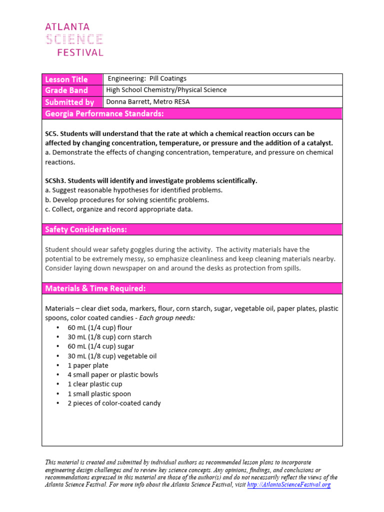 HS Chemistry Pill Coatings | PDF | Tablet (Pharmacy) | Coating