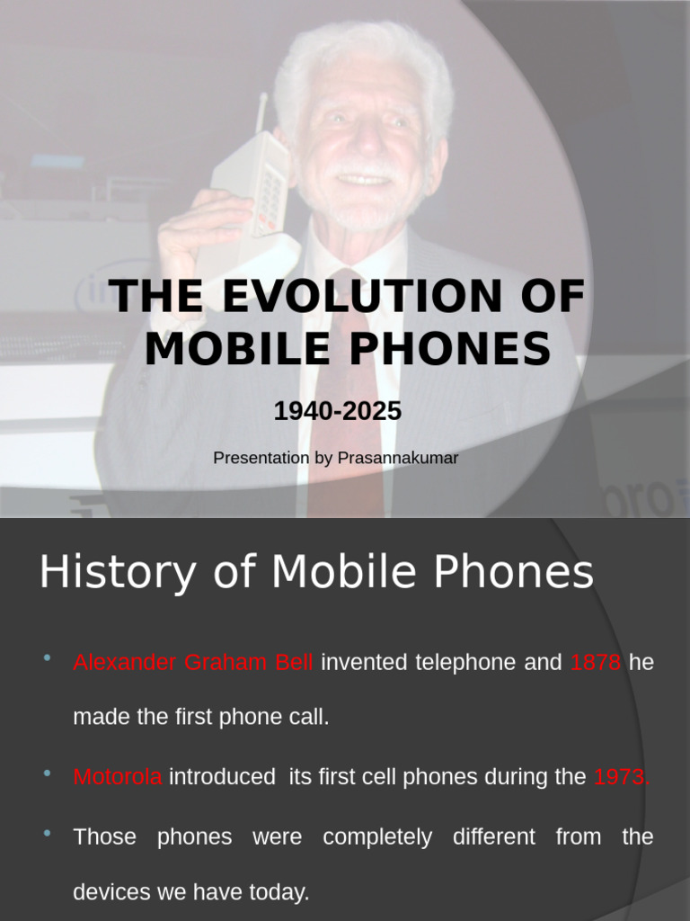 Evolution of Mobile Phones | PDF | Telephone | Mobile Phones