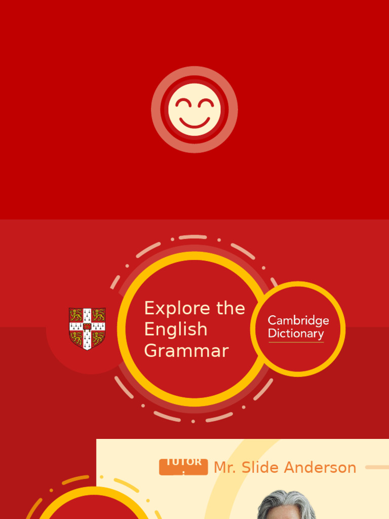 English Grammar - PPT Template | PDF