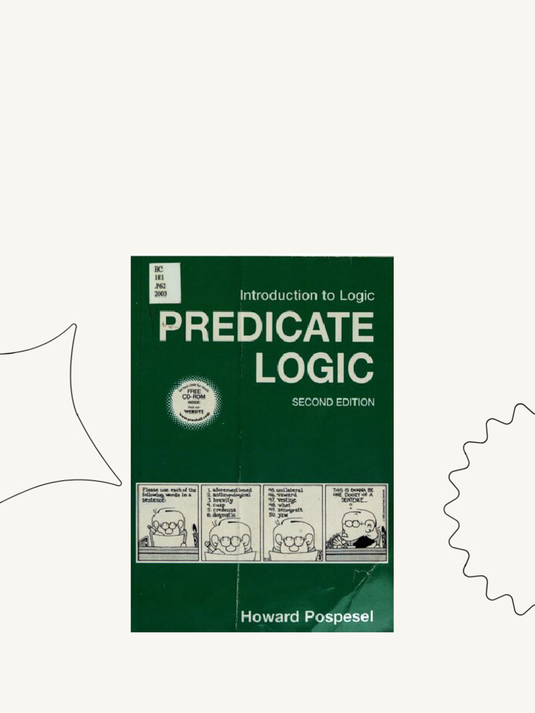 Introduction To Logic Predicate Logic 2nd Ed 2nd Edition Howard Pospesel Download | PDF | Books ...