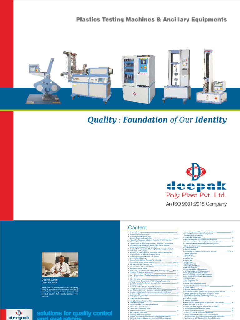 Deepak Polyplast | PDF
