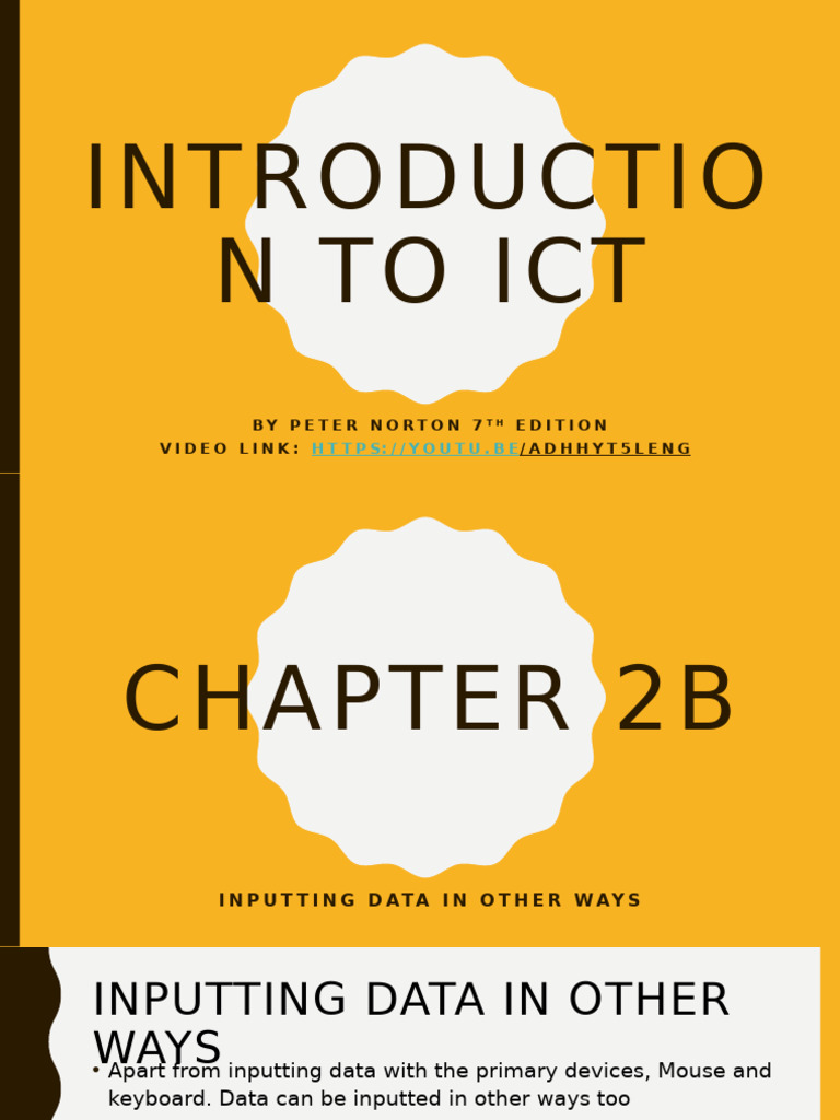 Lecture#5-Introduction To ICT | PDF | Image Scanner | Barcode