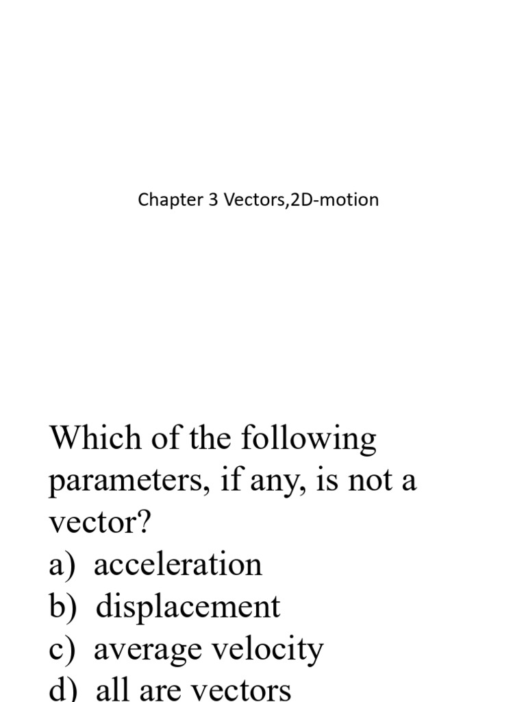 2a Review Ch3 | PDF | Euclidean Vector | Acceleration