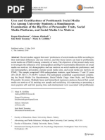 Social Media Use Scale (SMUS) | PDF | Career & Growth | Social Science